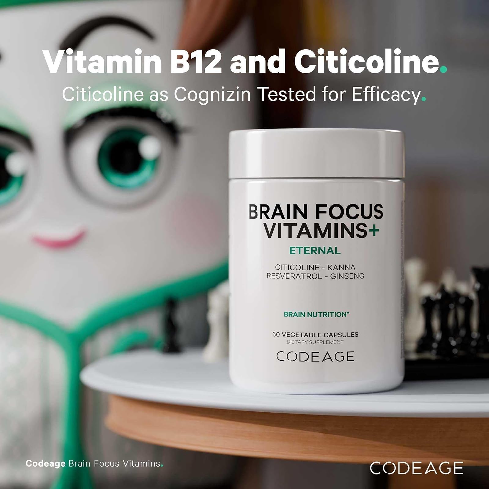 Ginseng multivitamin for energy support