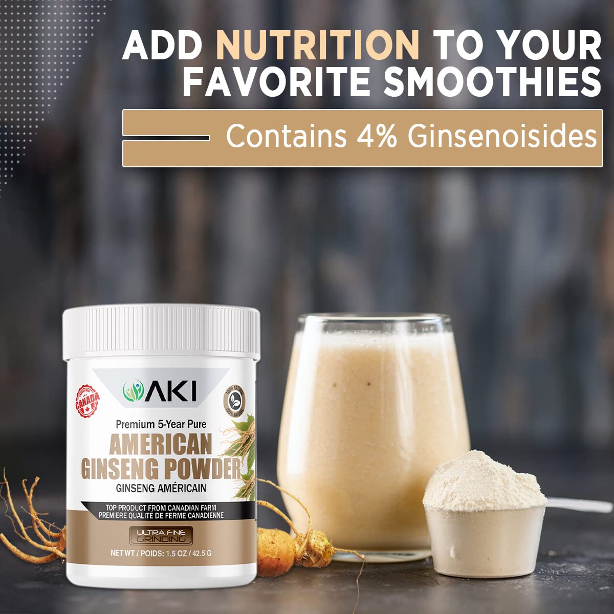 ginseng powder for coffee enhancement