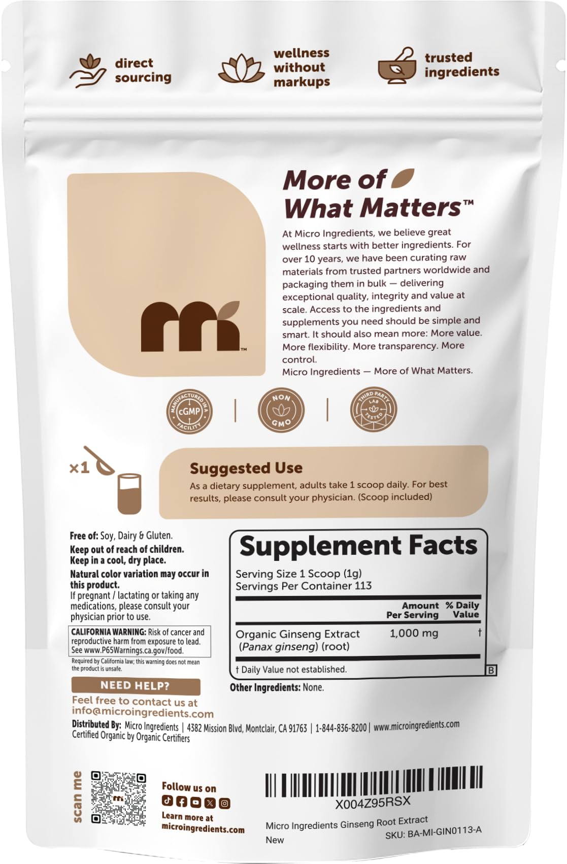 ginseng powder for immune support