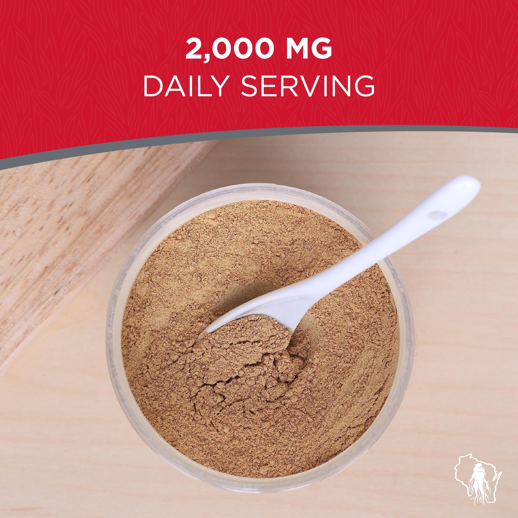 Ginseng powder for immune support