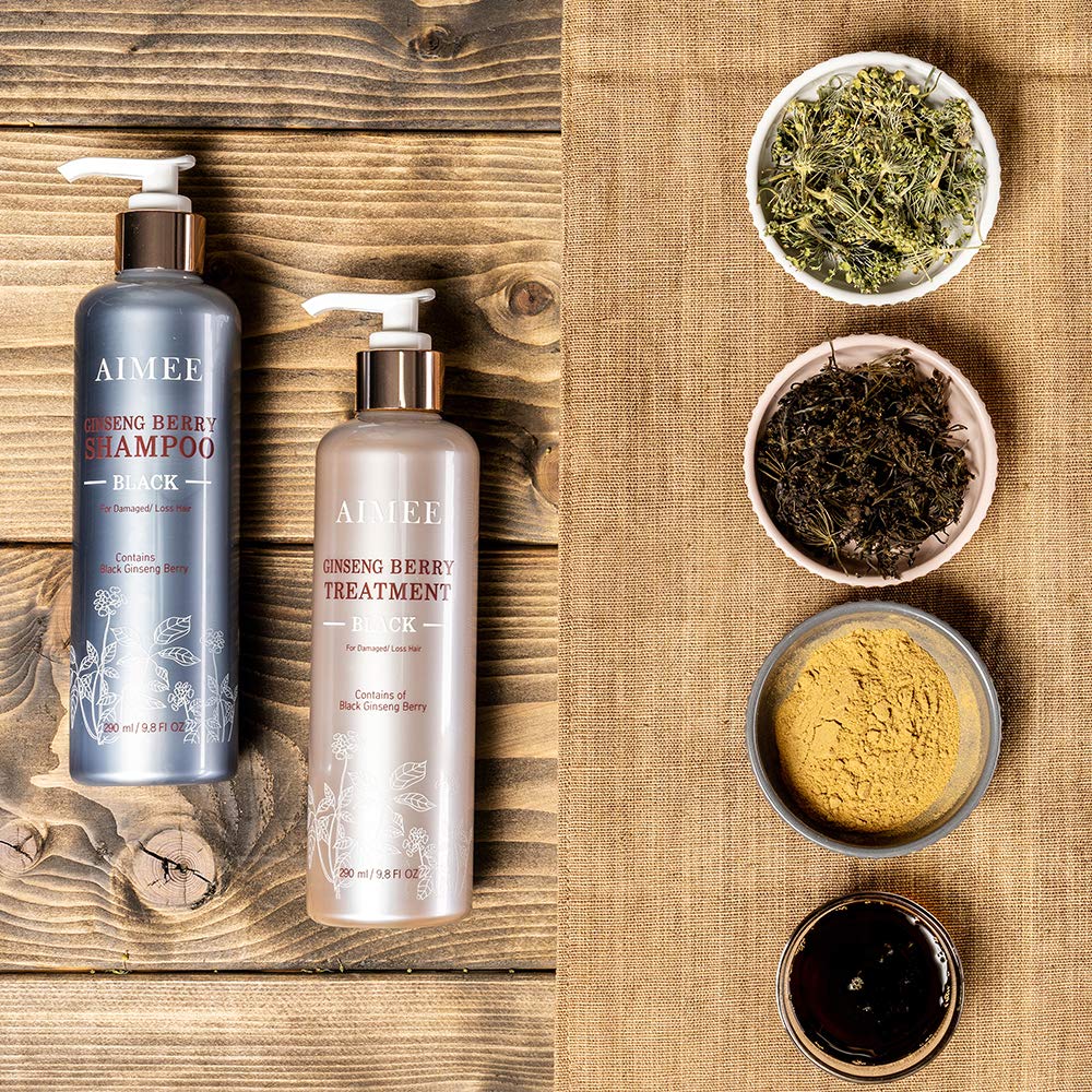 Ginseng shampoo for thicker hair