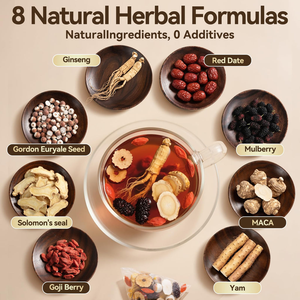 Ginseng Six Treasure detox tea benefits