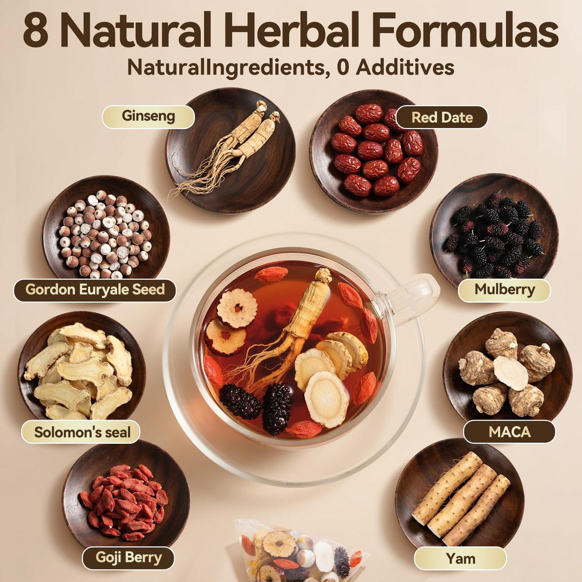 Ginseng Six Treasure detox tea benefits