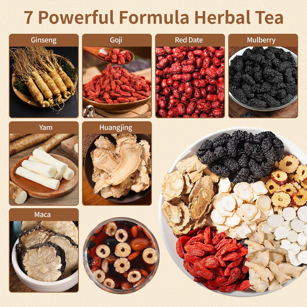 Ginseng Six Treasure detox tea blend
