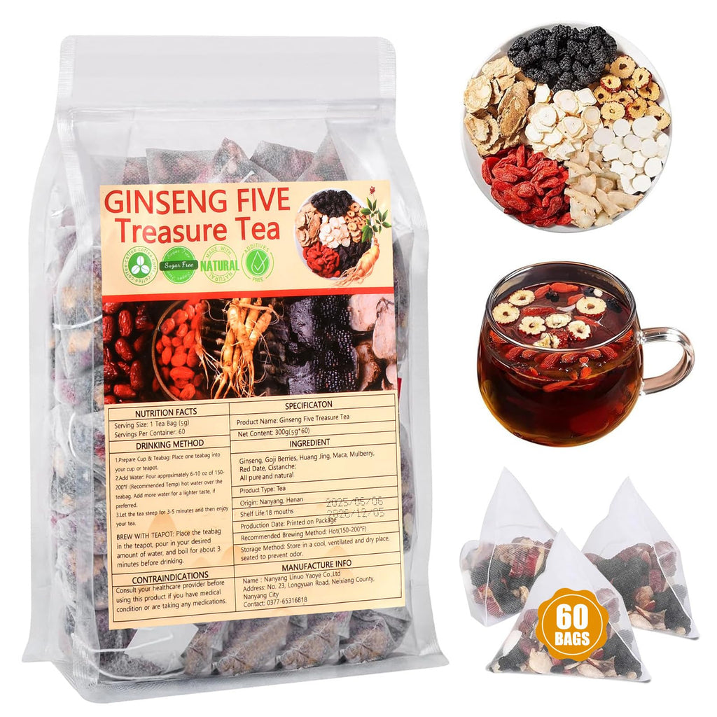 Ginseng Six Treasure herbal tea bags