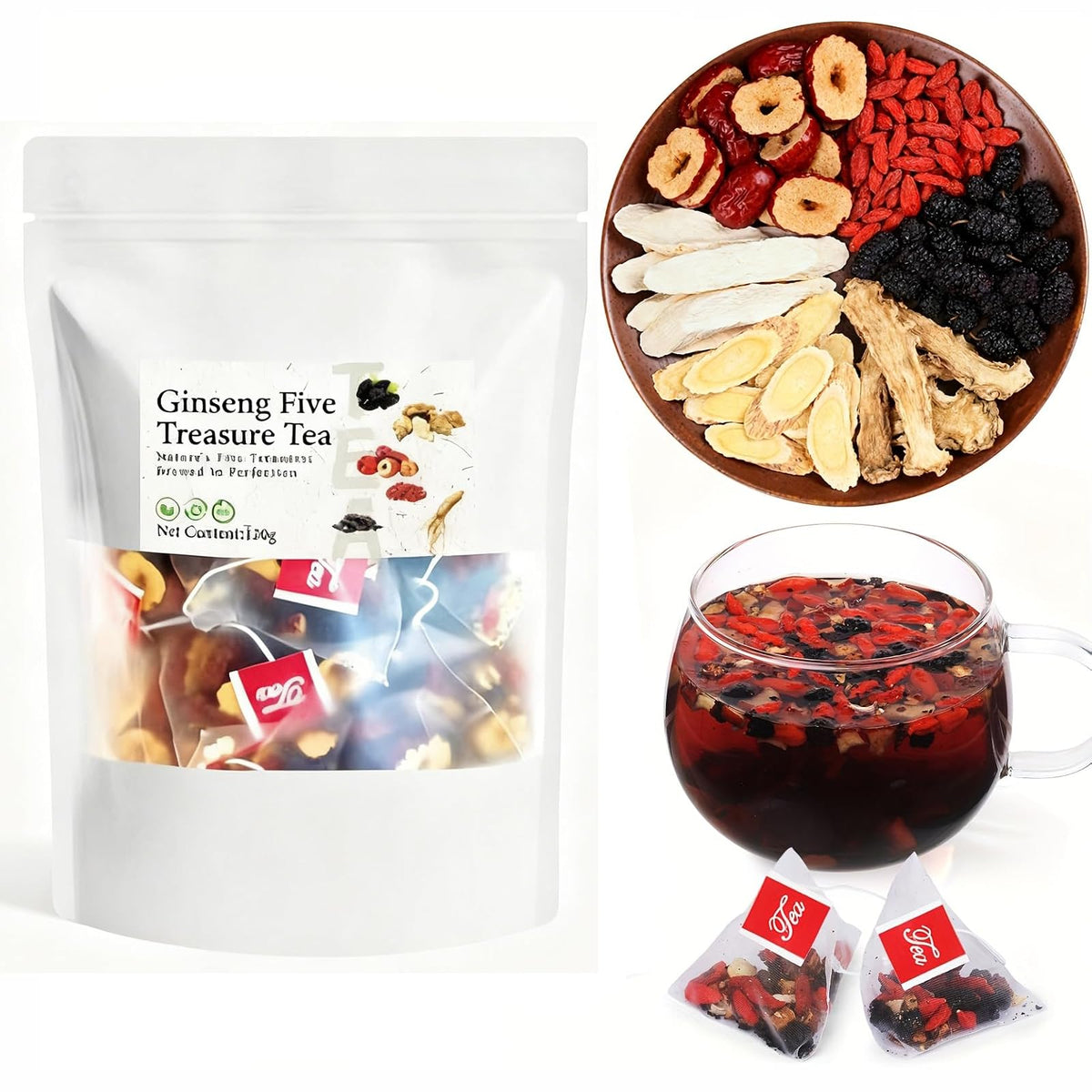 Ginseng Six Treasure Tea bags
