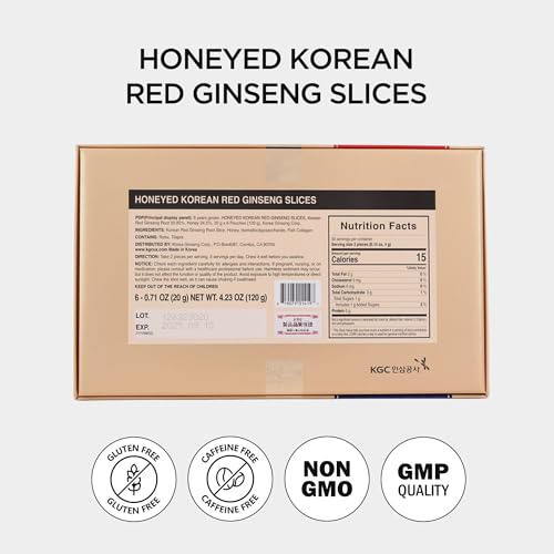 Ginseng slices for active living