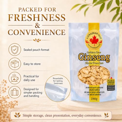 ginseng slices for easy brewing
