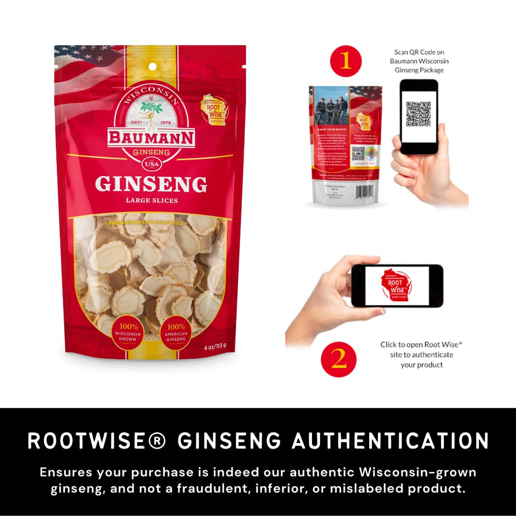 ginseng slices for herbal tea