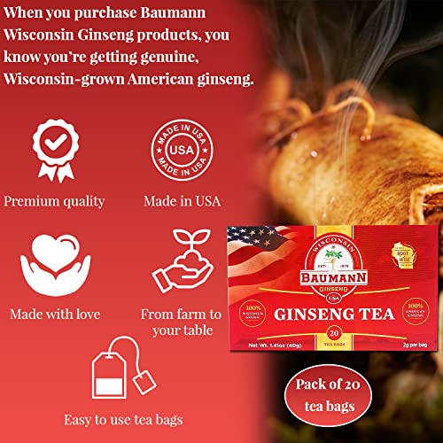 ginseng tea bags for convenience