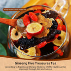 Ginseng tea for daily vitality