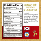 Ginseng tea for immune support
