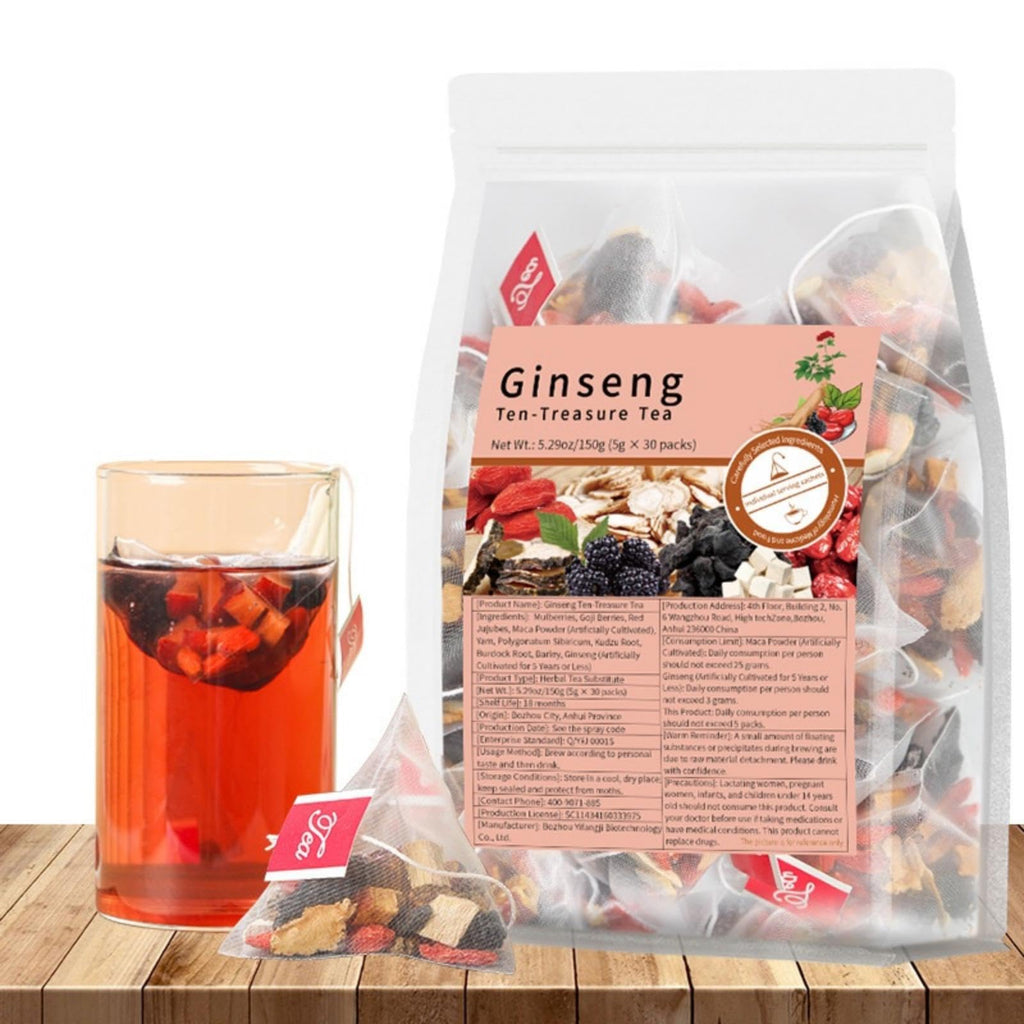 Ginseng Ten Treasures herbal tea bags