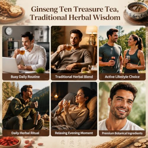 Ginseng Ten Treasures tea for relaxation