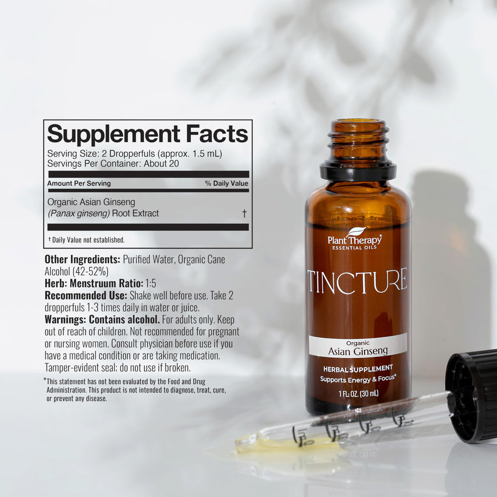 ginseng tincture for daily vitality