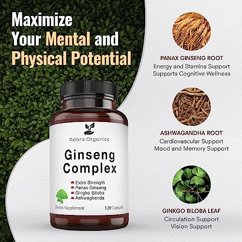 ginseng with ginkgo biloba supplement