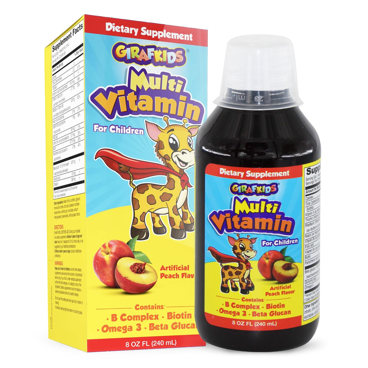GirafKids liquid multivitamin for kids