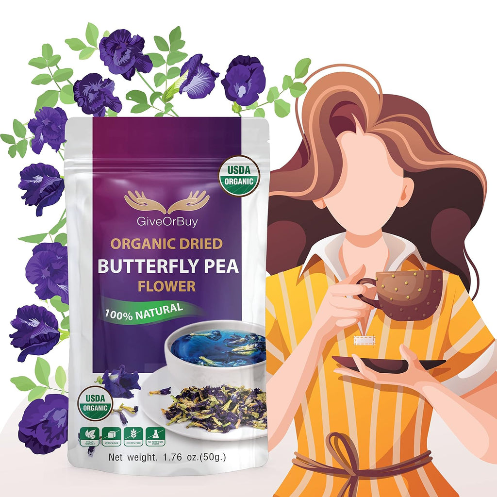 GIVEORBUY butterfly pea flower tea benefits