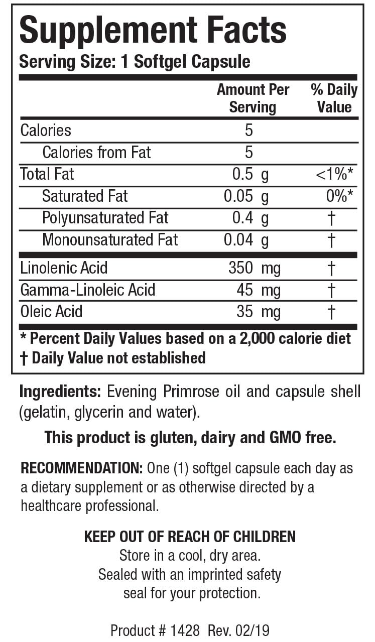 GLA 500 mg Evening Primrose