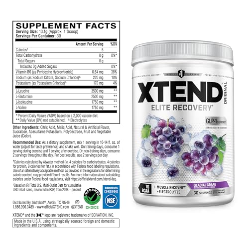 Glacial grape BCAA for workout energy