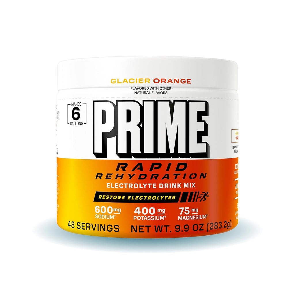 Glacier Orange electrolyte powder for hydration