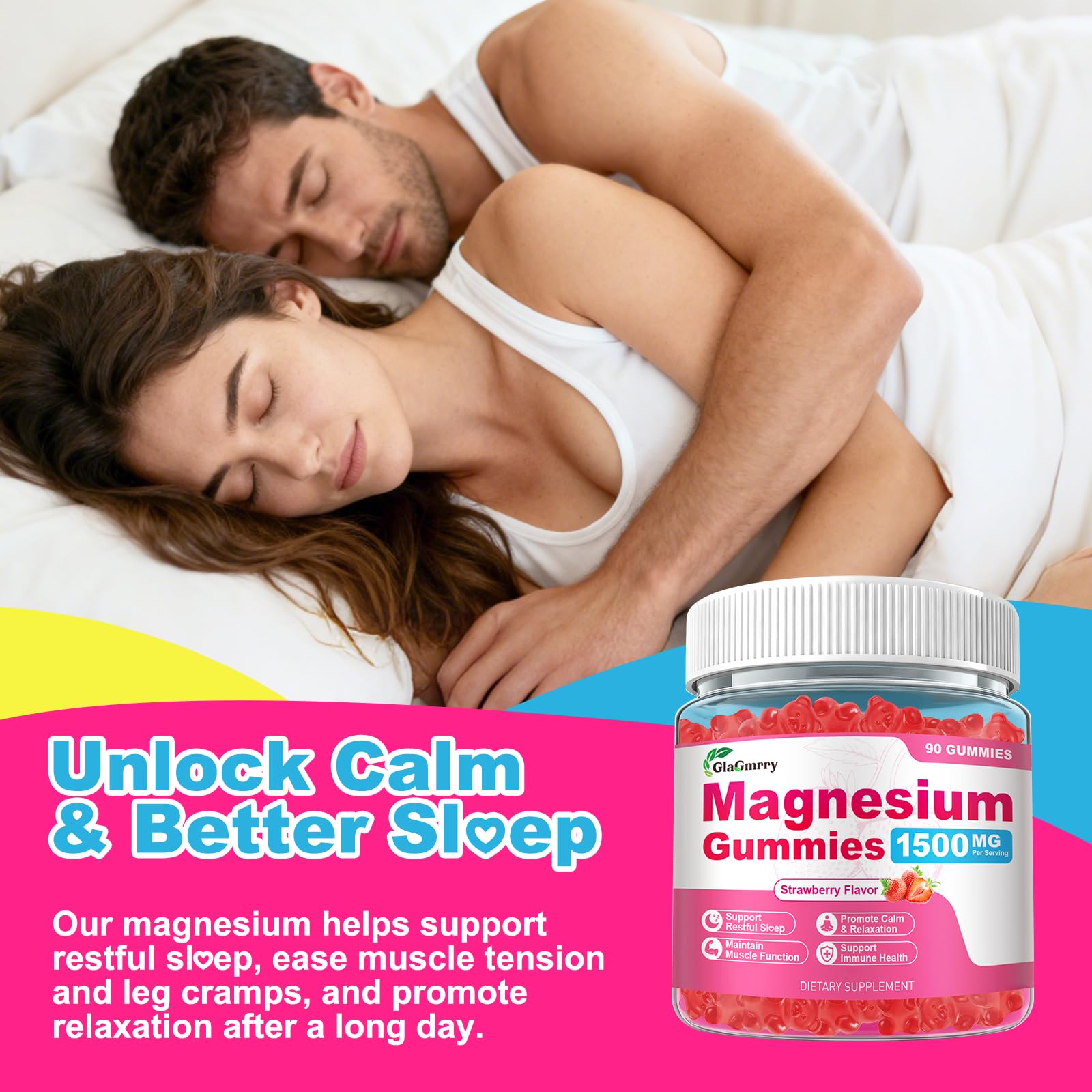 GlaGmrry magnesium gummies for muscle recovery