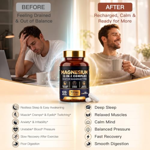 Glamara magnesium capsules for overall health