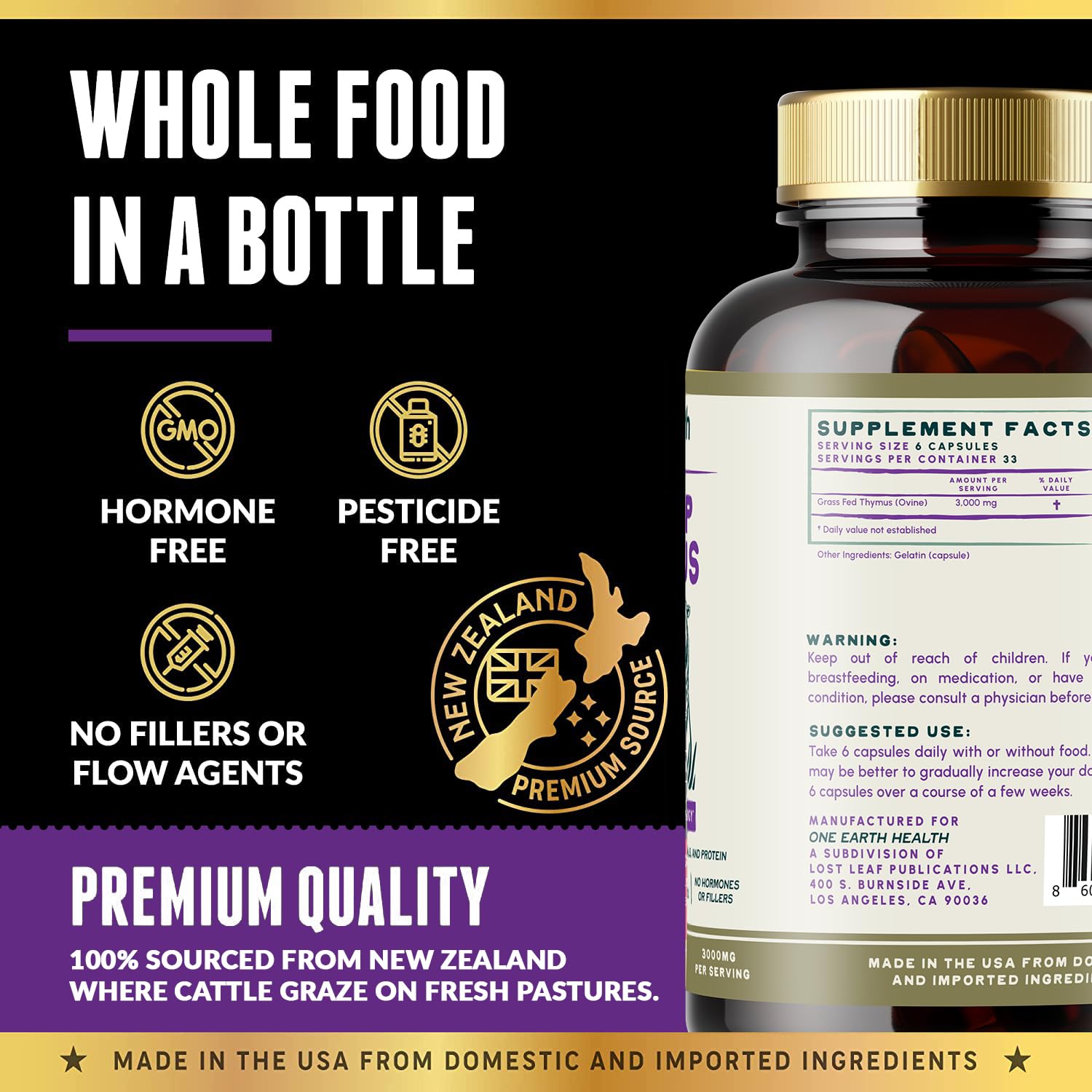 Glandular health with thymus extract