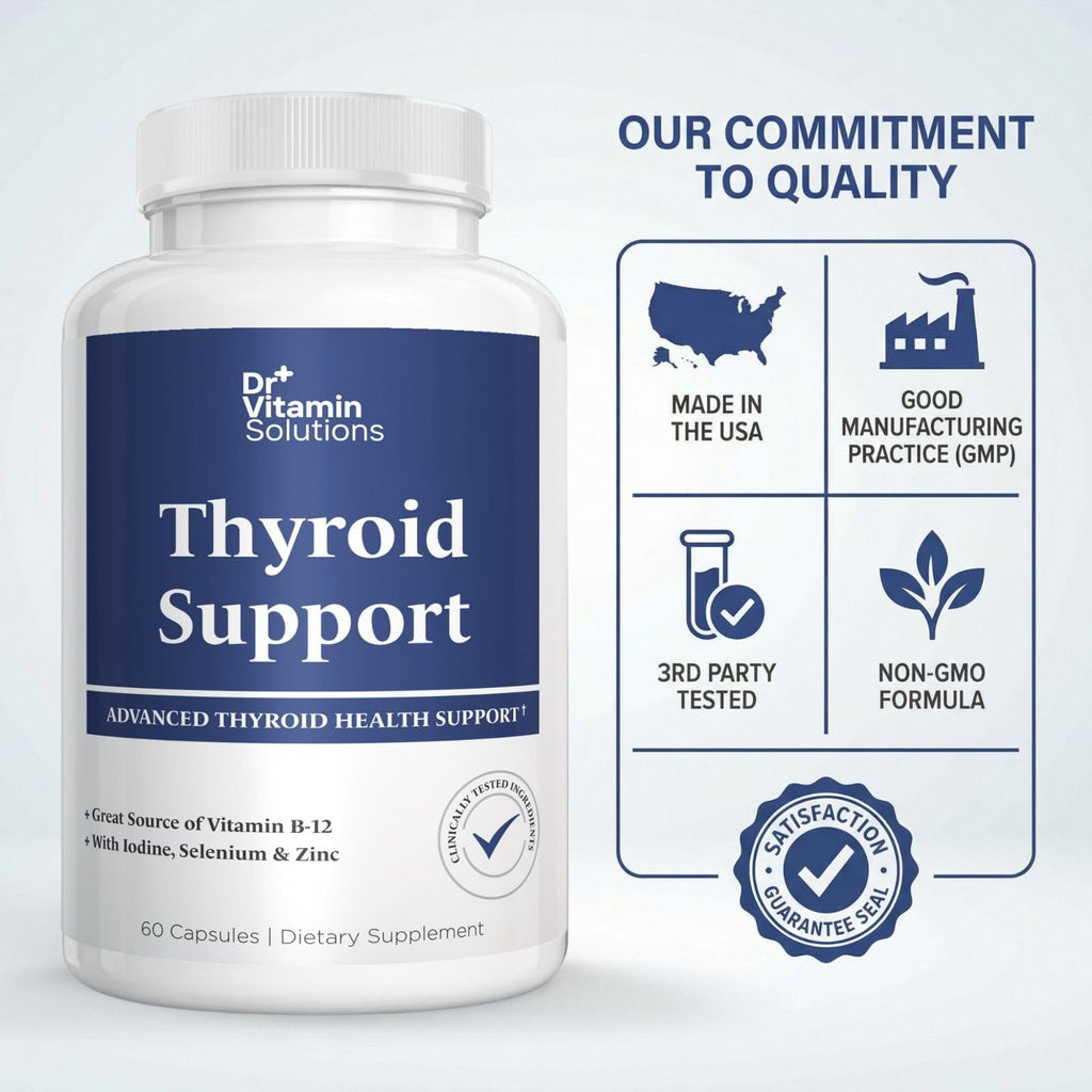 Glandular support for thyroid health