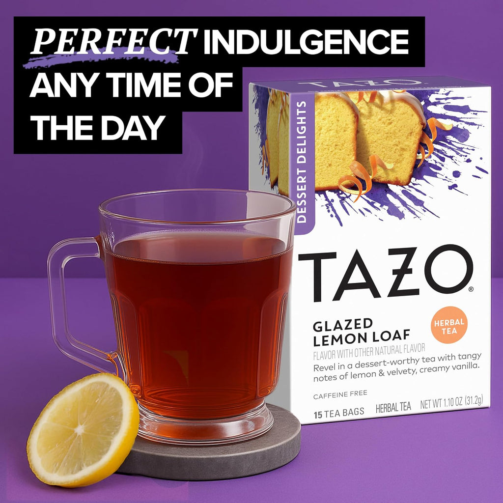 Glazed Lemon Loaf tea bags