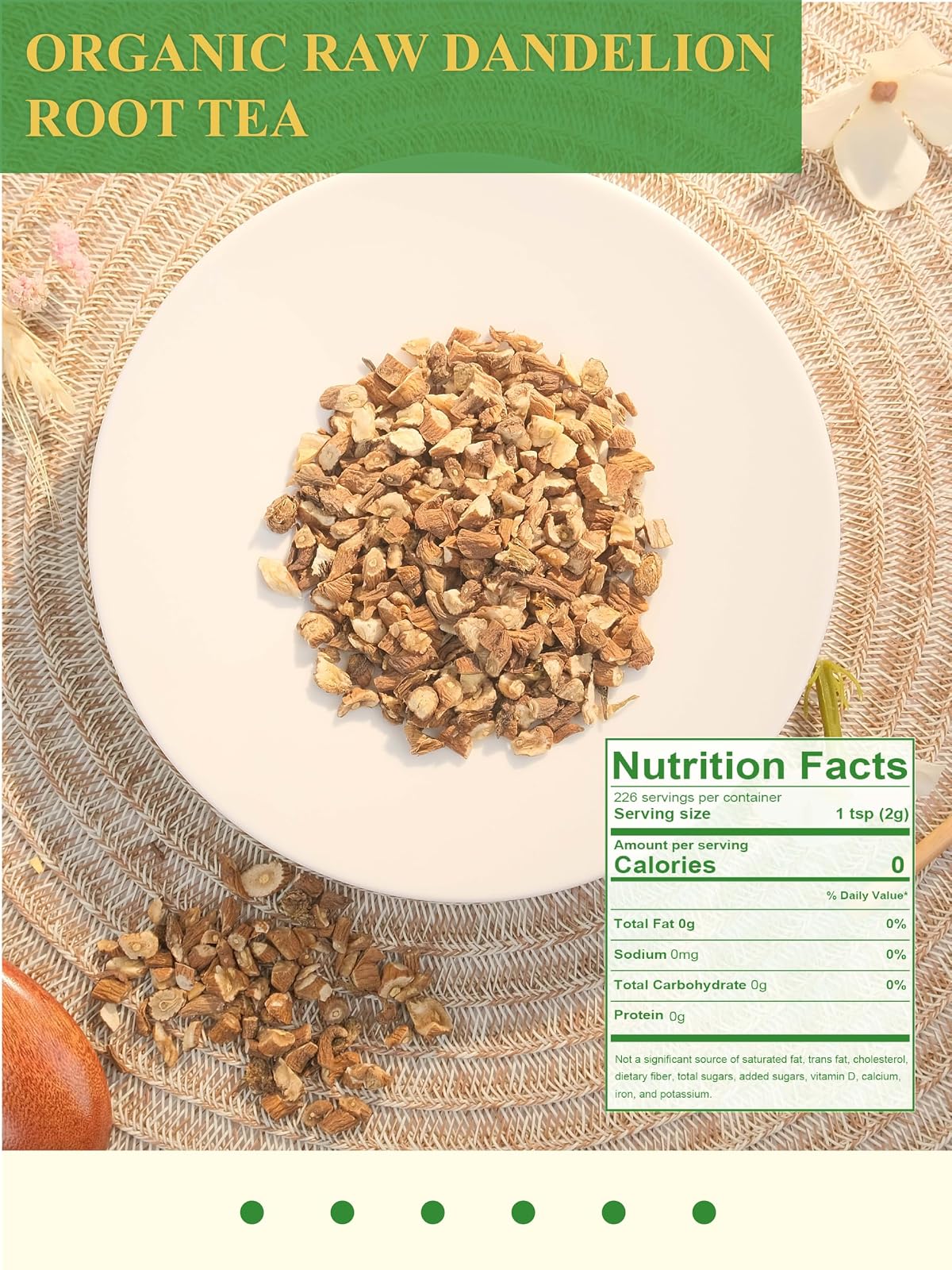 GLDNT dandelion root tea for wellness