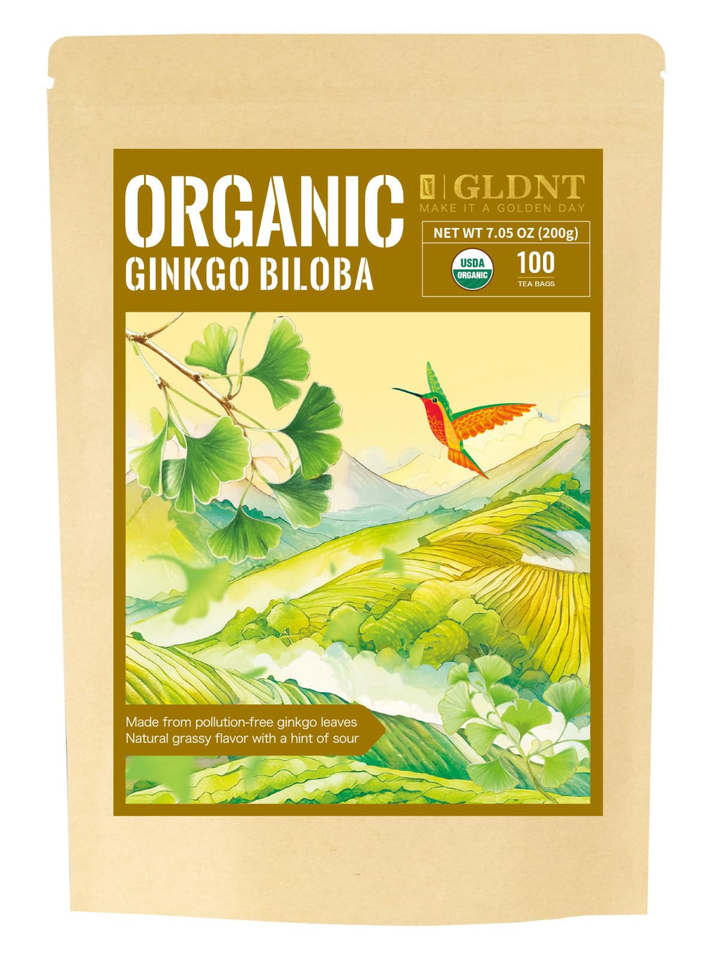 GLDNT Ginkgo Biloba tea bags