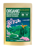 GLDNT organic green tea bags