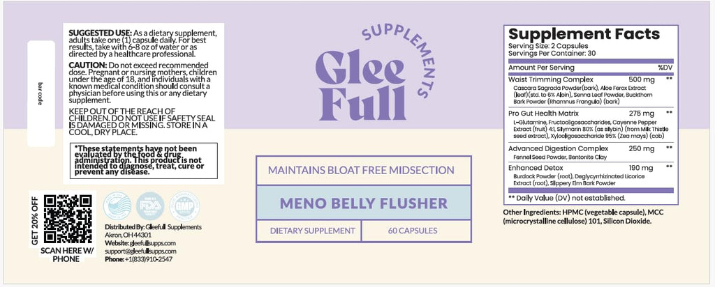 GleeFull Meno Belly menopause symptom relief