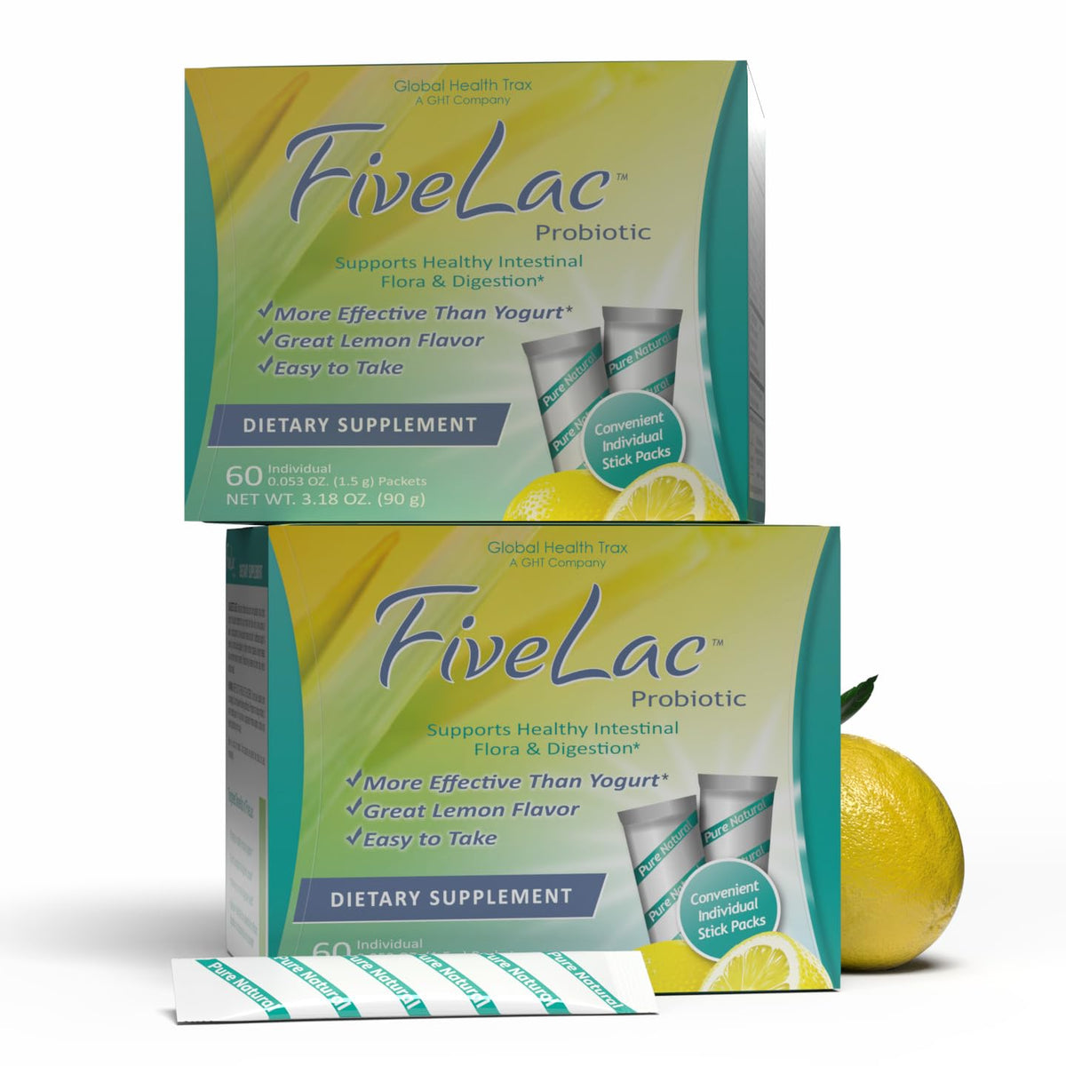 Global Health Trax probiotic powder packets