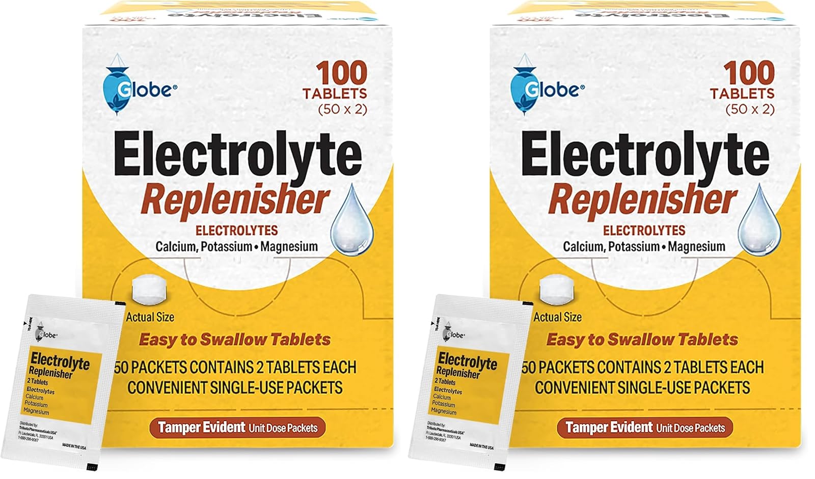 Globe electrolyte replacement tablets pack