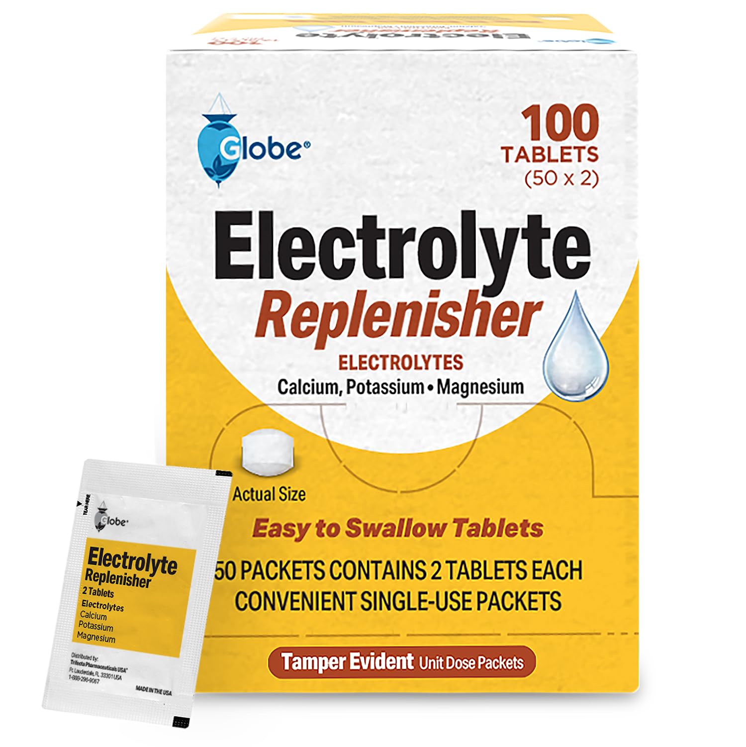 Globe electrolyte tablets for hydration