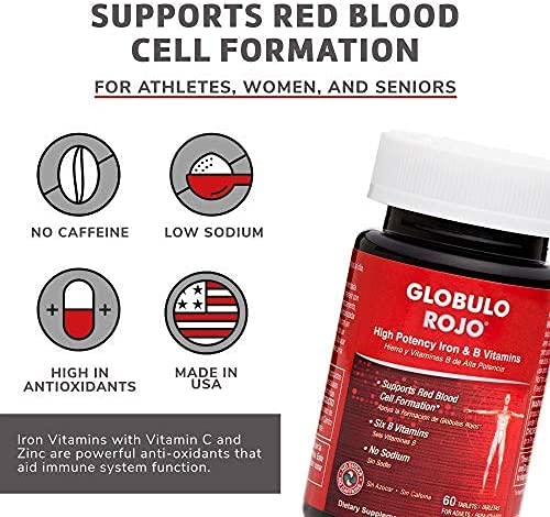 Globulo Rojo iron for better health