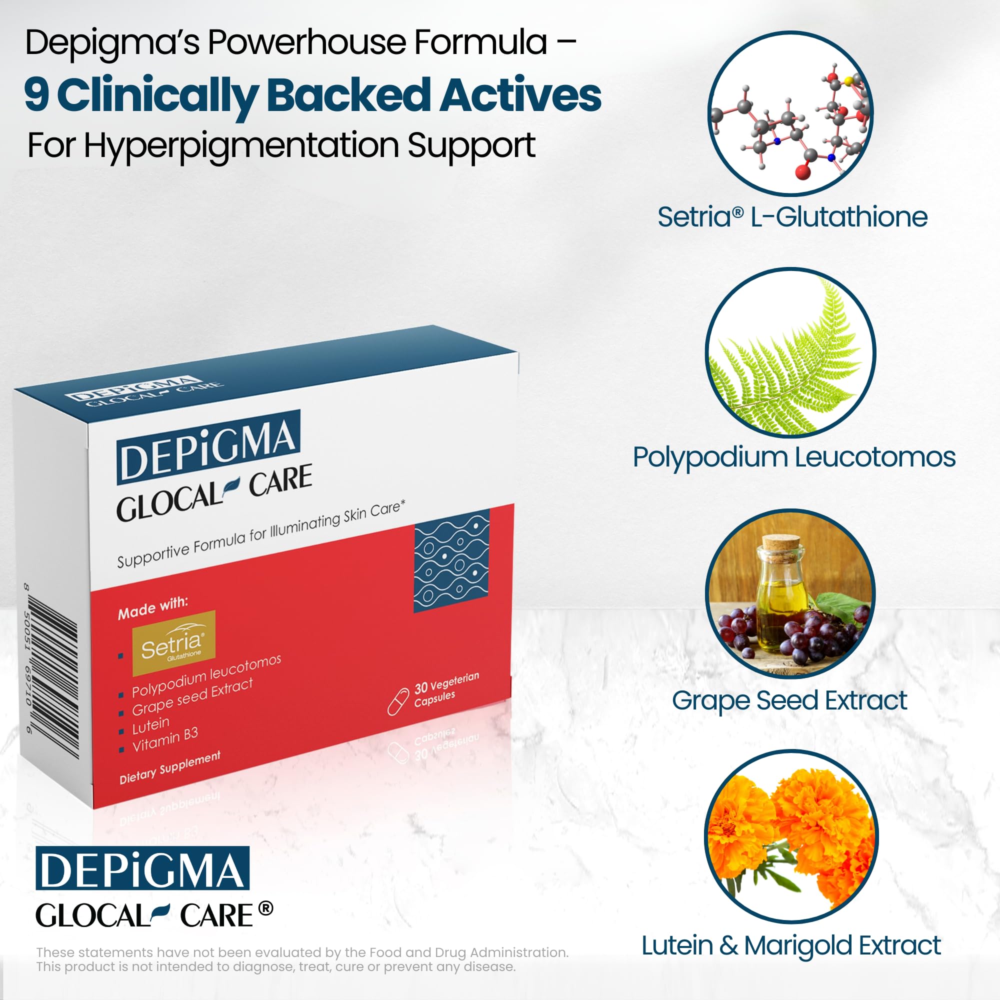 GlocalCare Depigma for brighter complexion