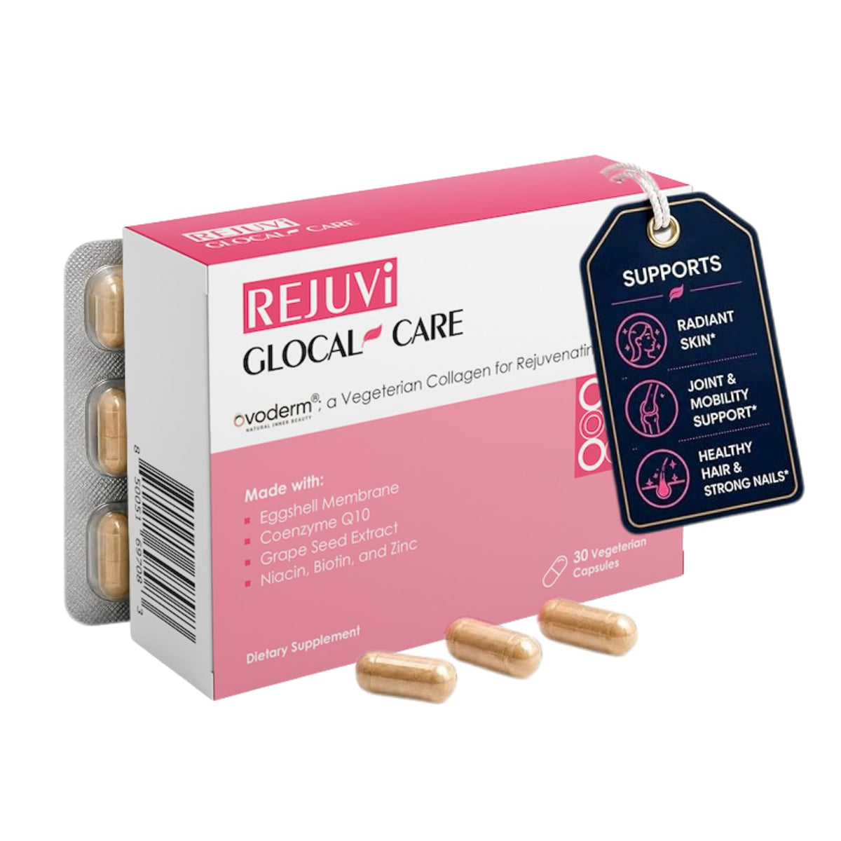 GlocalCare vegetarian collagen capsules