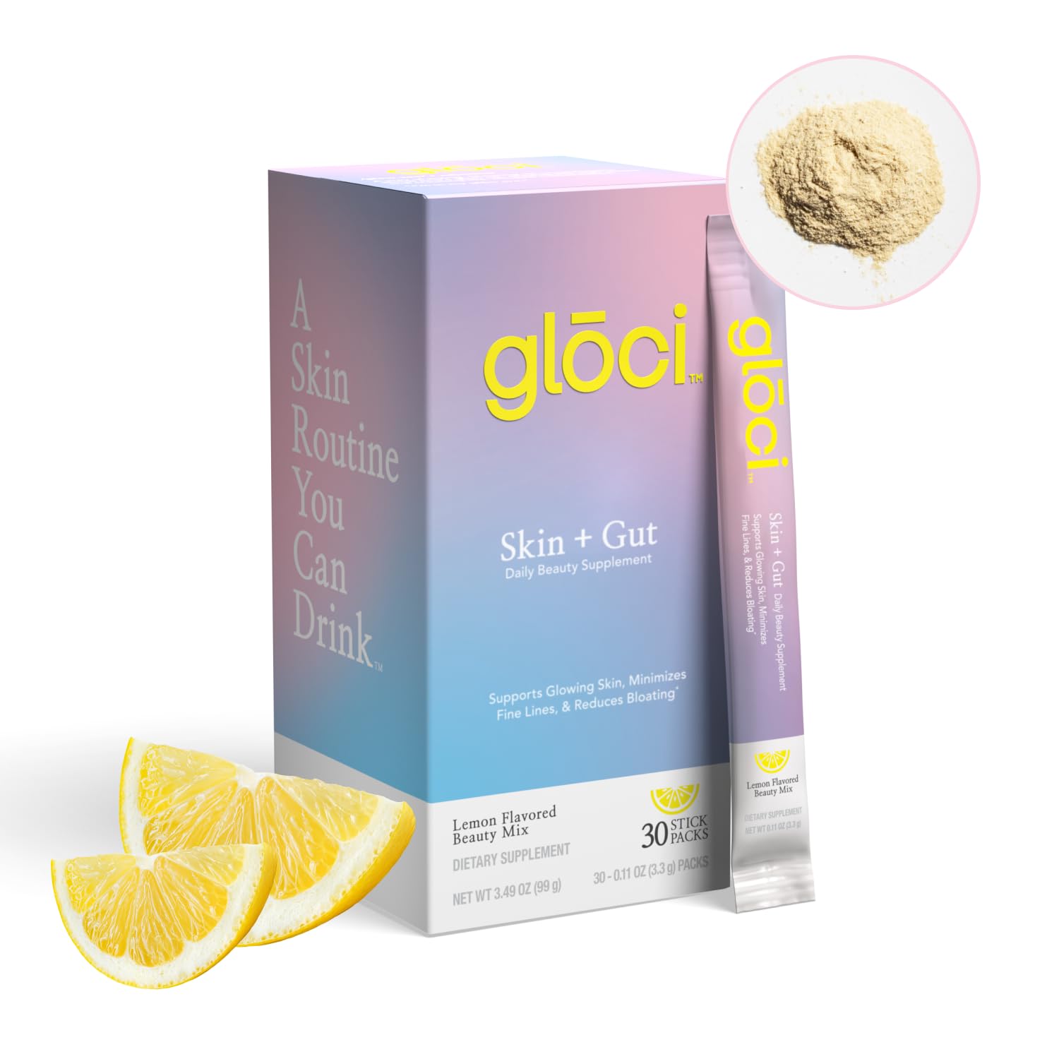 Gloci Skin probiotic for radiant skin