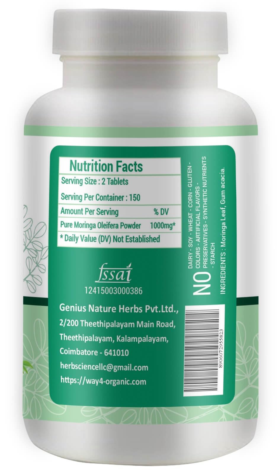 Glorenda moringa for immune support