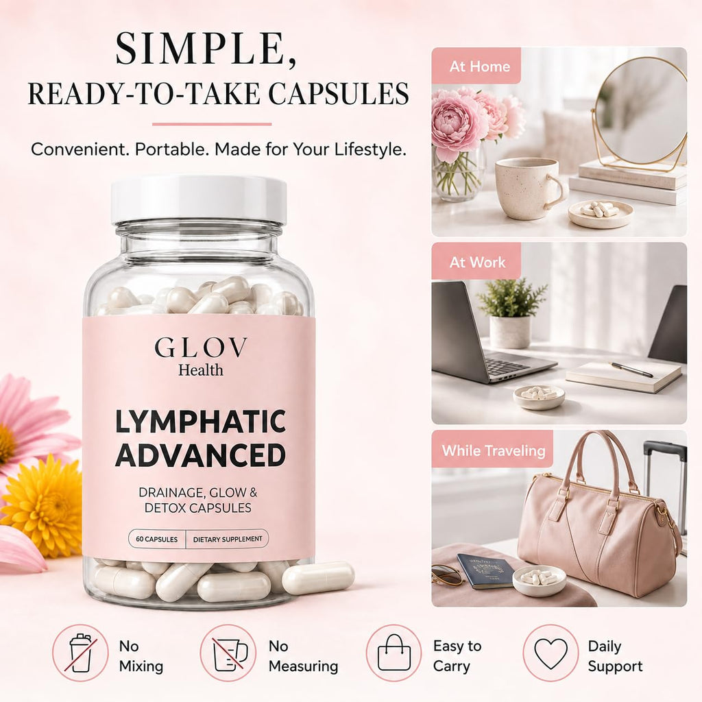 Glov lymphatic support for energy