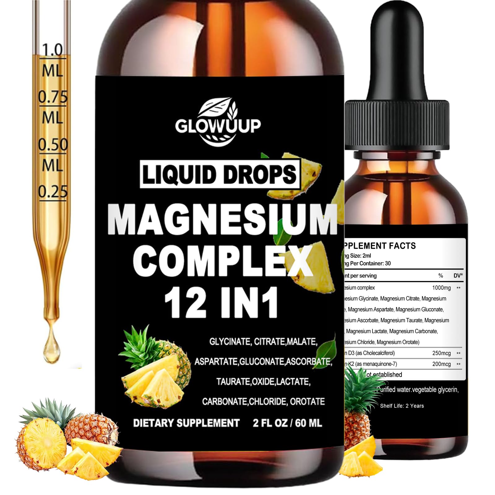 GLOVVUUP magnesium complex liquid supplement