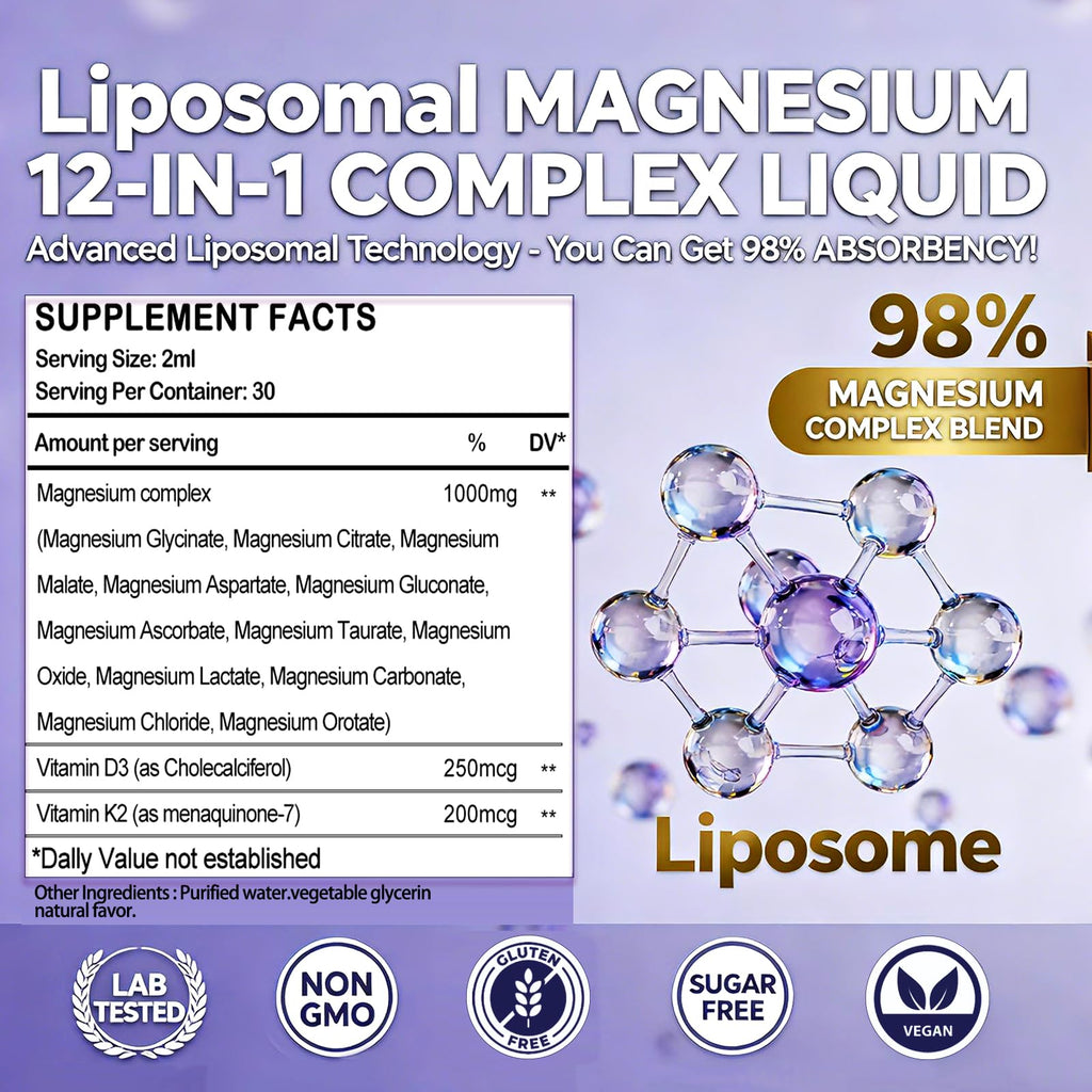 GLOVVUUP magnesium supplement for stress relief