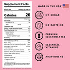Glow drink mix with essential electrolytes