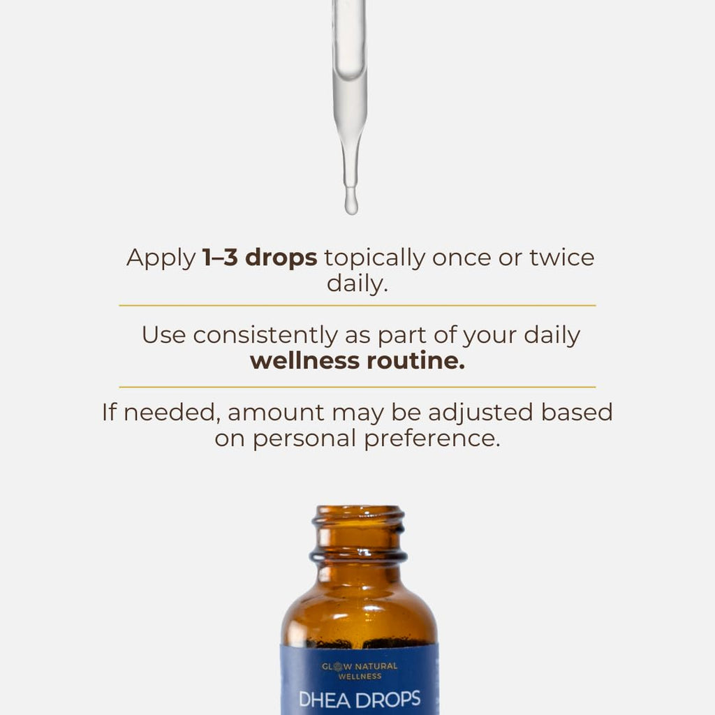 Glow Natural Wellness DHEA for mood enhancement