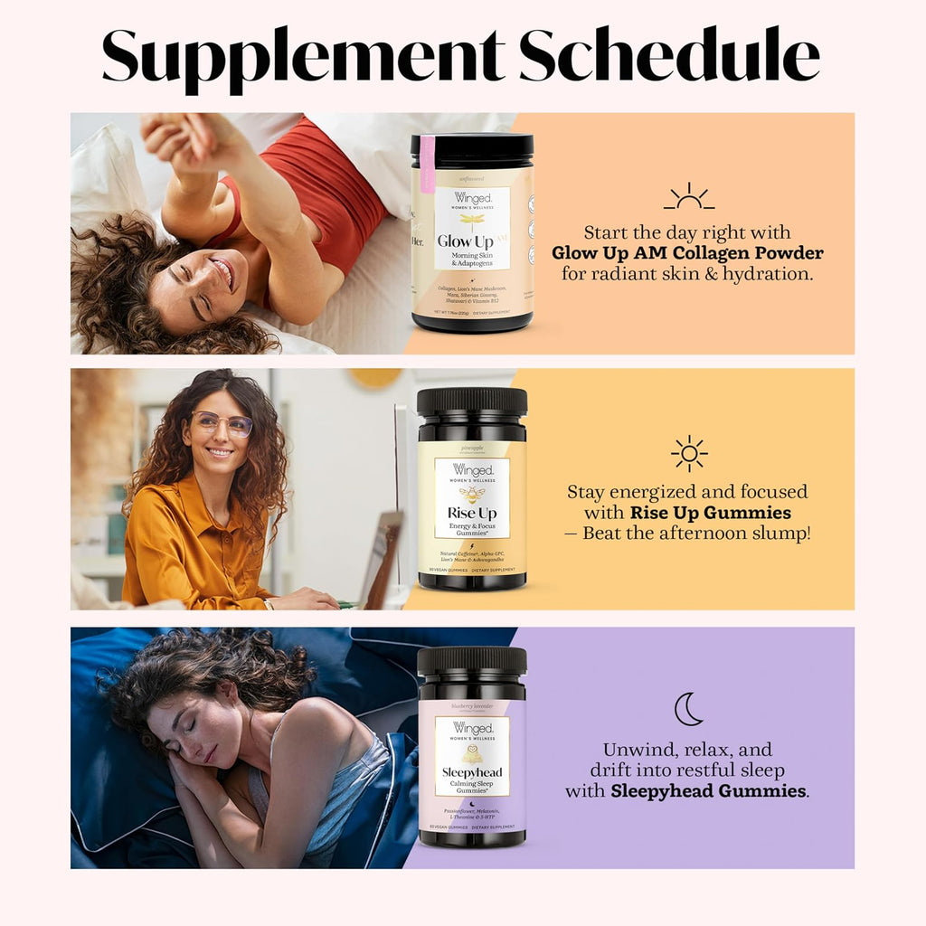 Glow Up AM collagen for energy