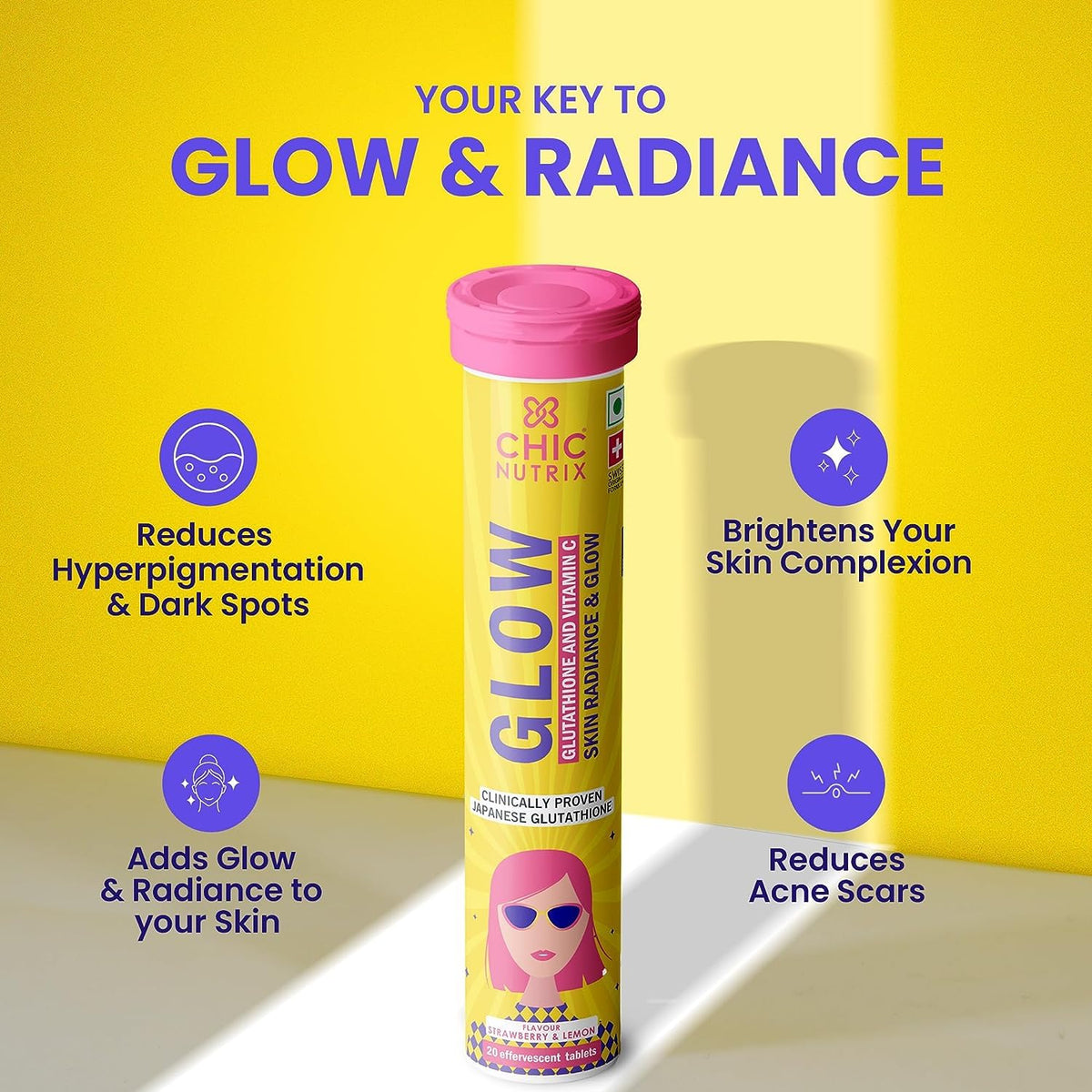 Glow vitamin C immune support