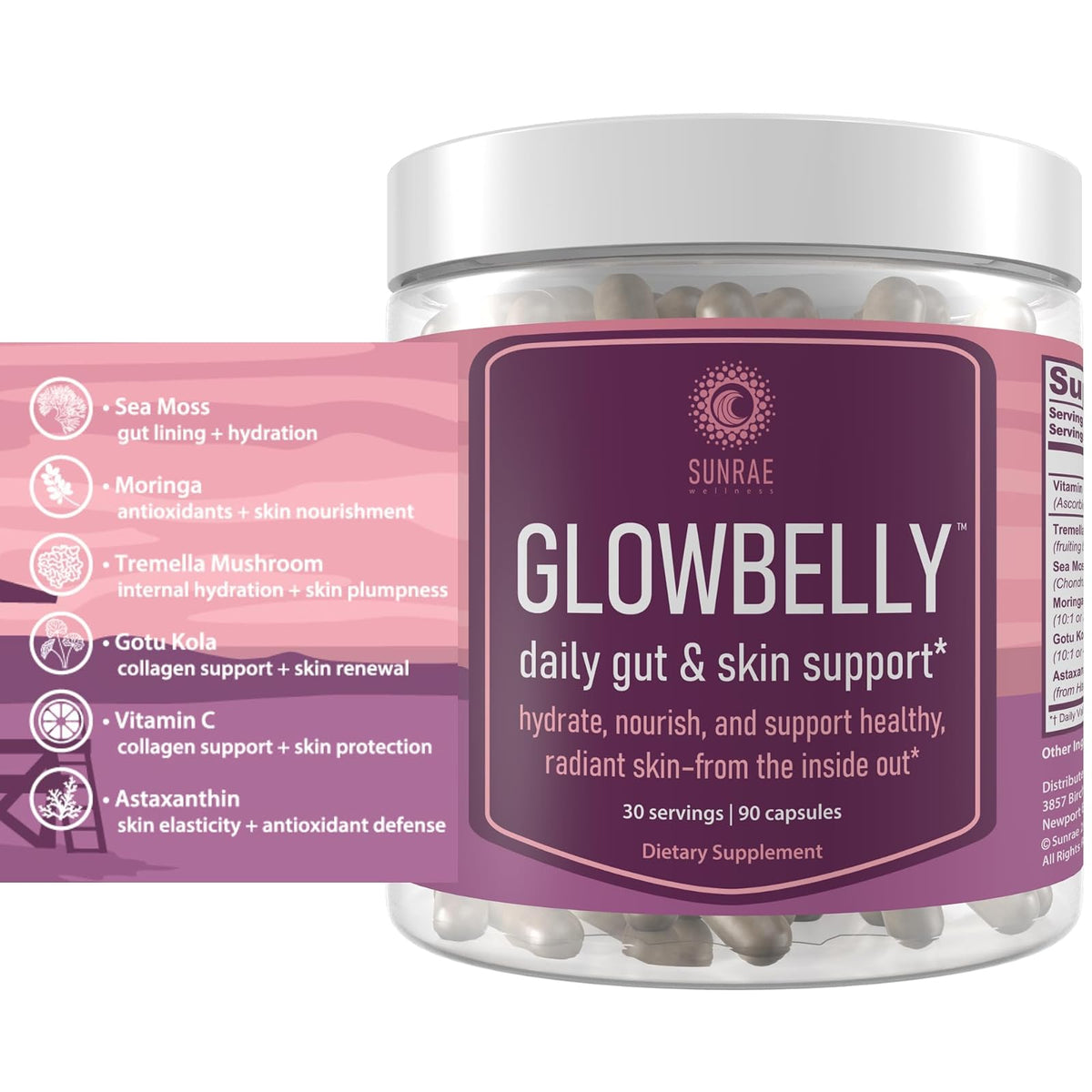 Glowbelly vitamins for youthful appearance